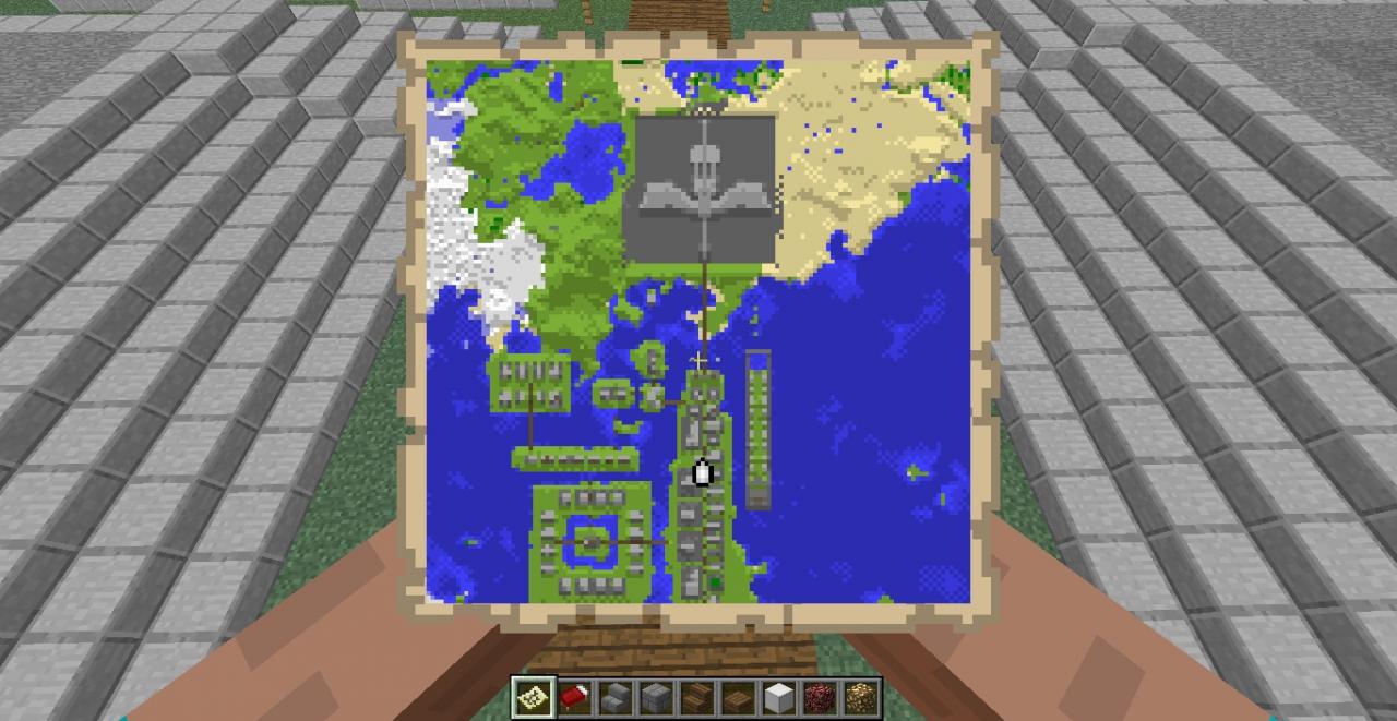 Statues Island Minecraft Map