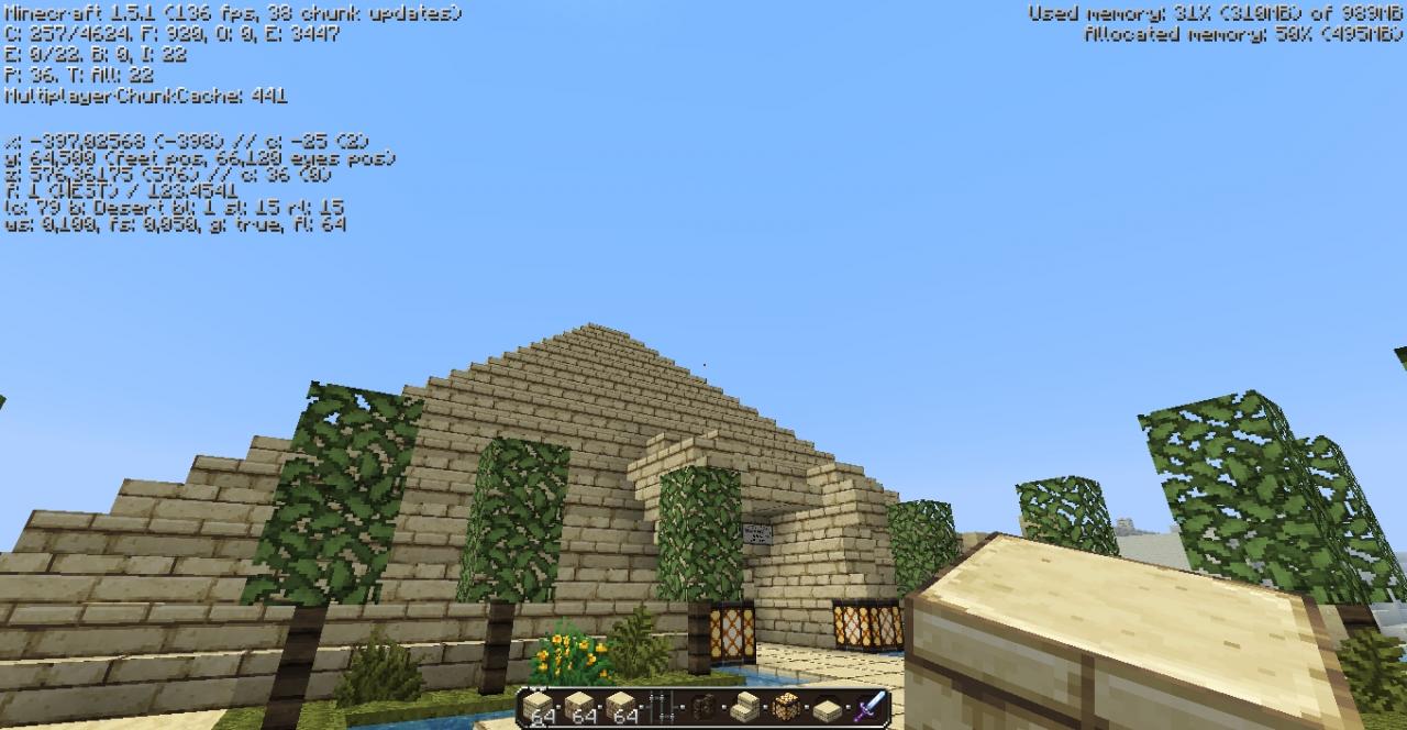 Temple city of the sun Minecraft Map