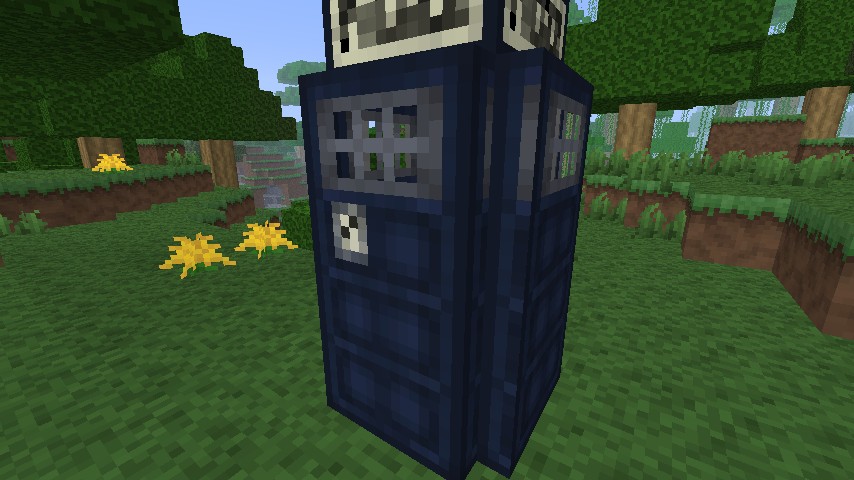 The TARDIS (Doctor Who) Minecraft Map