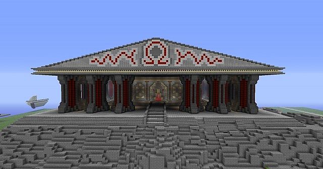 Roman style Temple Minecraft Map