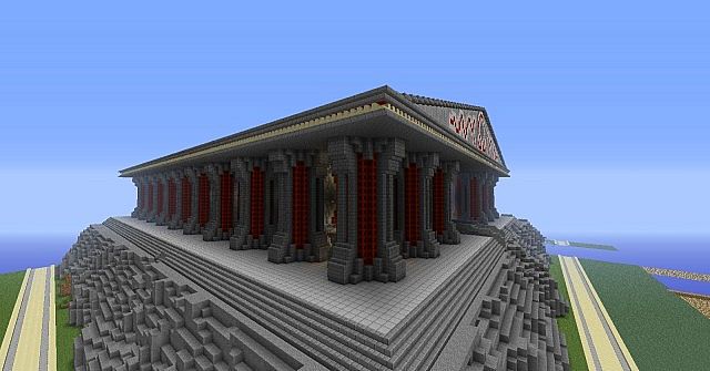 Roman style Temple Minecraft Project