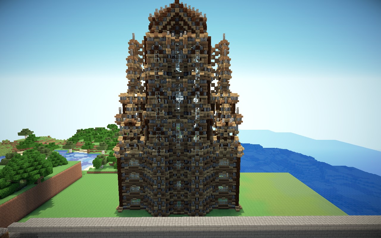 Wooden Mansion Minecraft Map