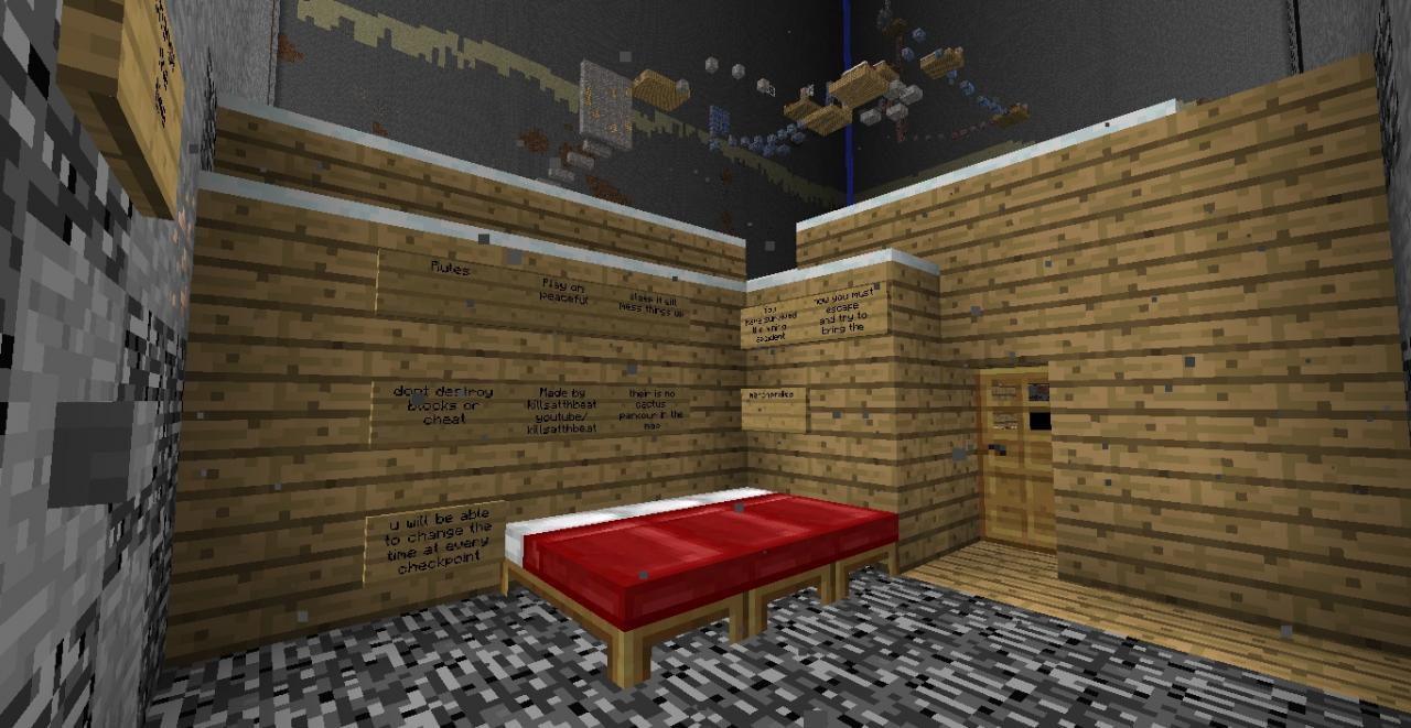 The Trapped Miner Minecraft Map