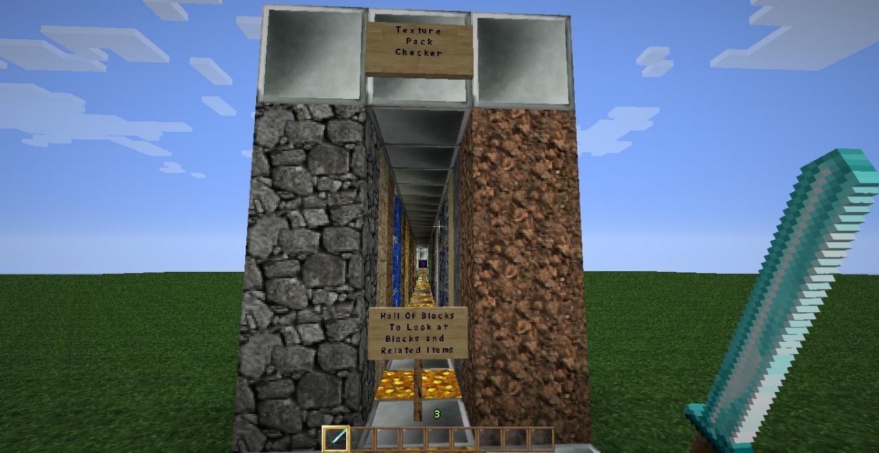 Fokem's Texture Pack Checker Minecraft Map