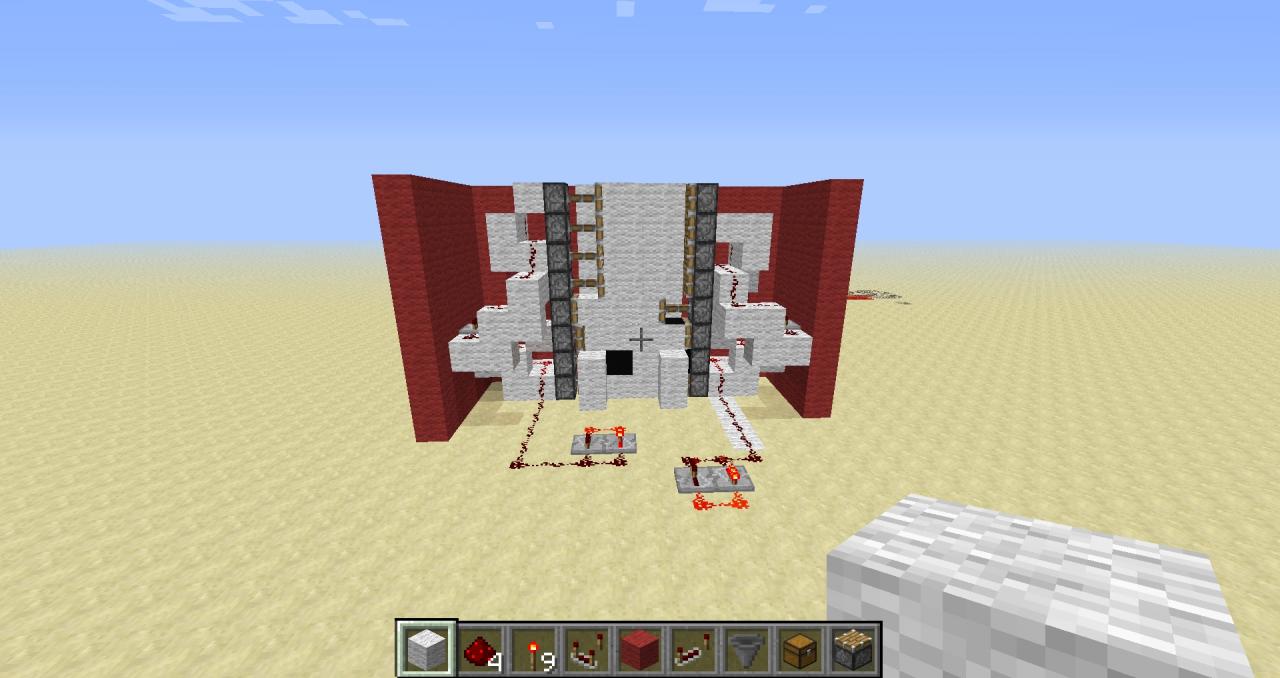 Redstone glitch door Minecraft Map
