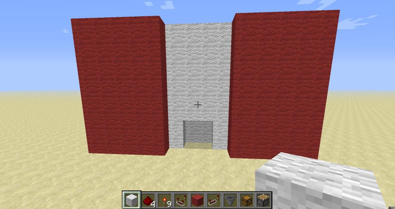 Redstone glitch door Minecraft Map