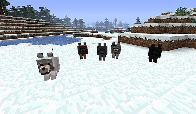 Color-Wolves 1.6.2! Minecraft Texture Pack