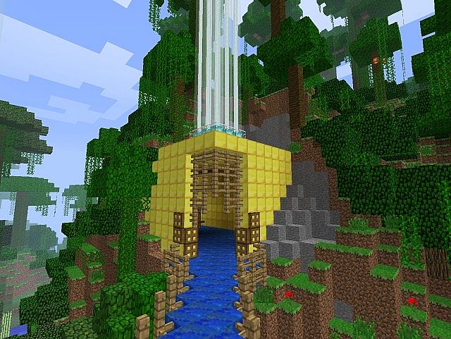 Lapis\gold Temple Minecraft Map