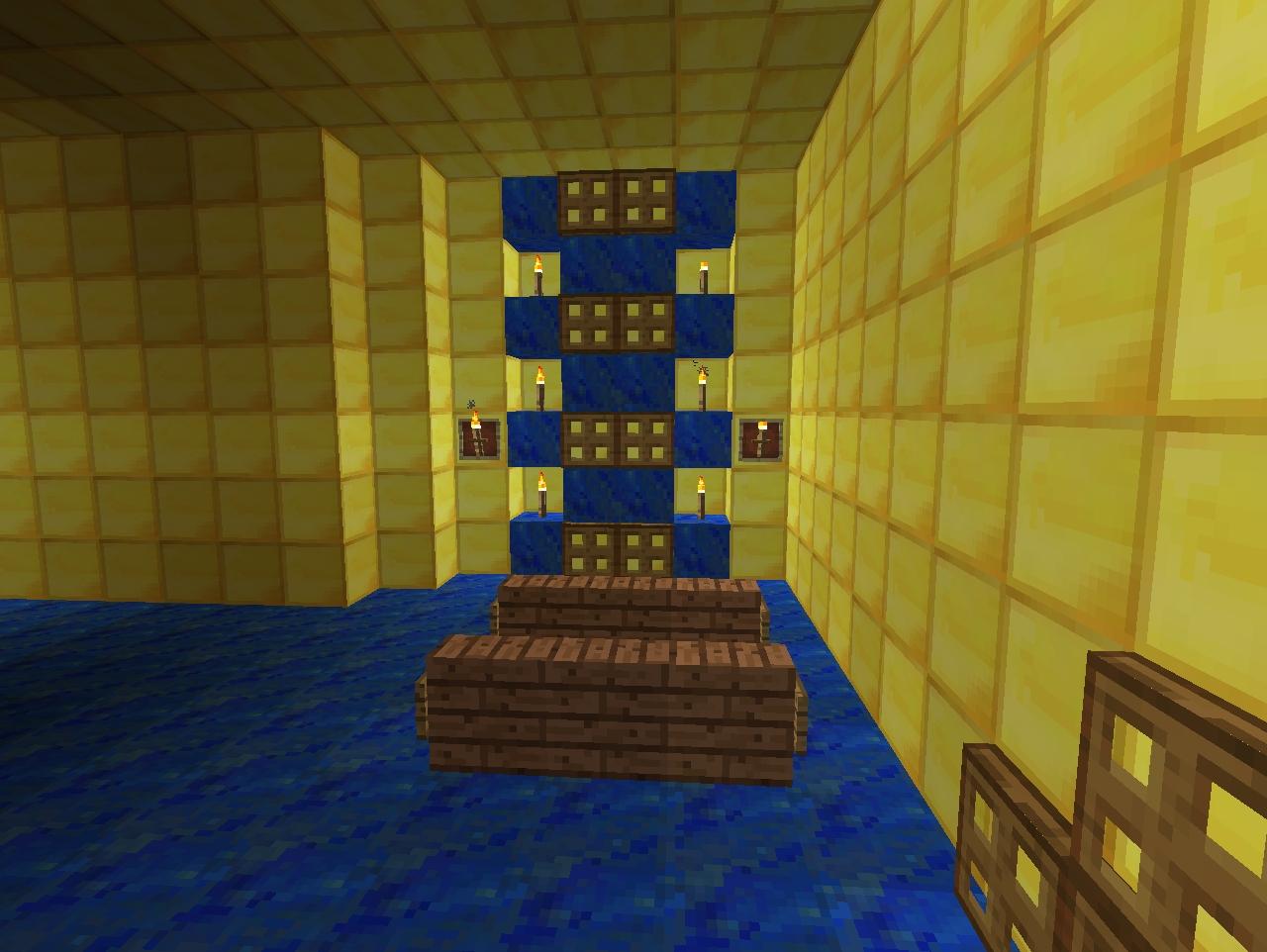 Lapis\gold Temple Minecraft Map