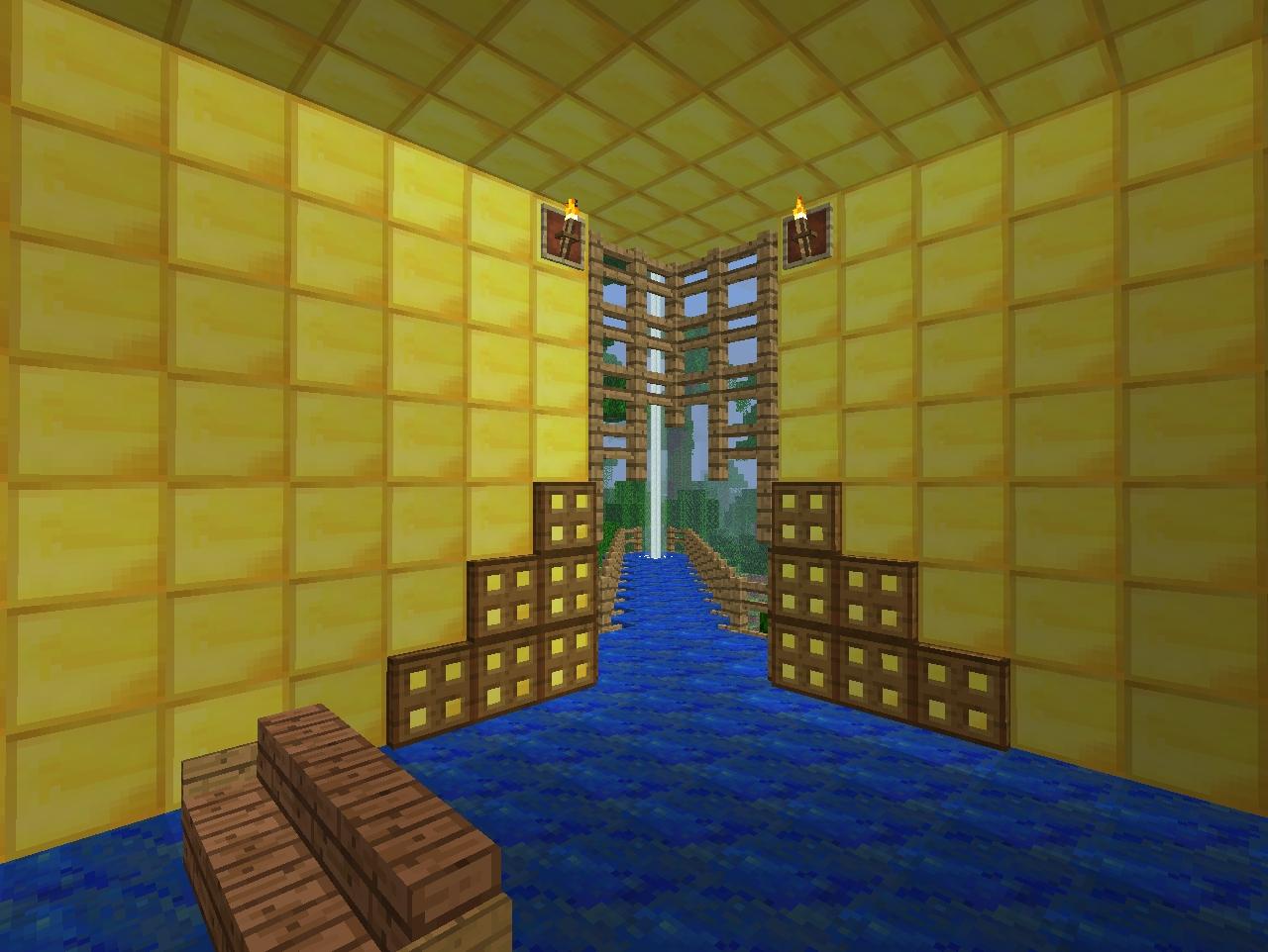 Lapis\gold Temple Minecraft Map