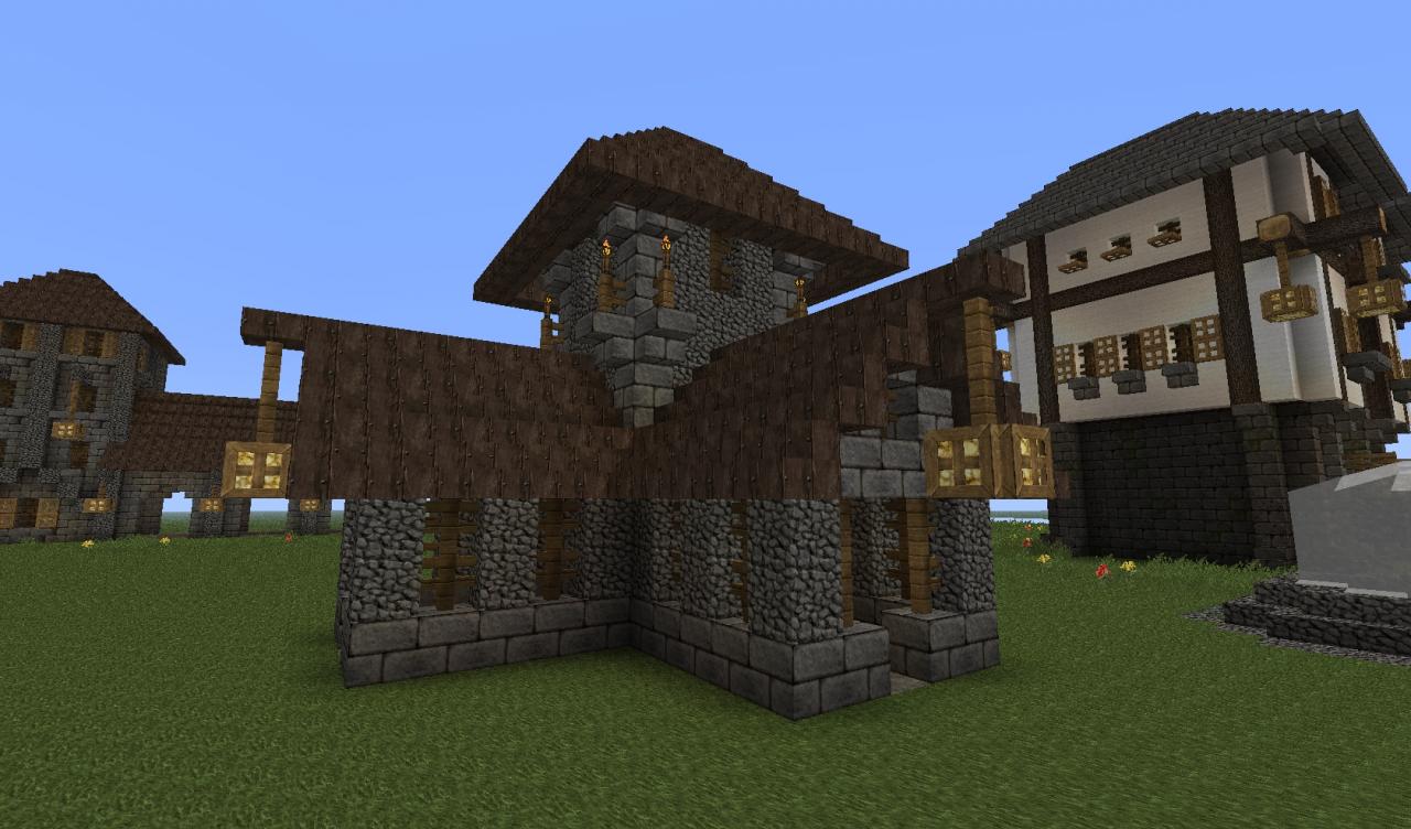 Medieval fantasy building bundle Minecraft Map