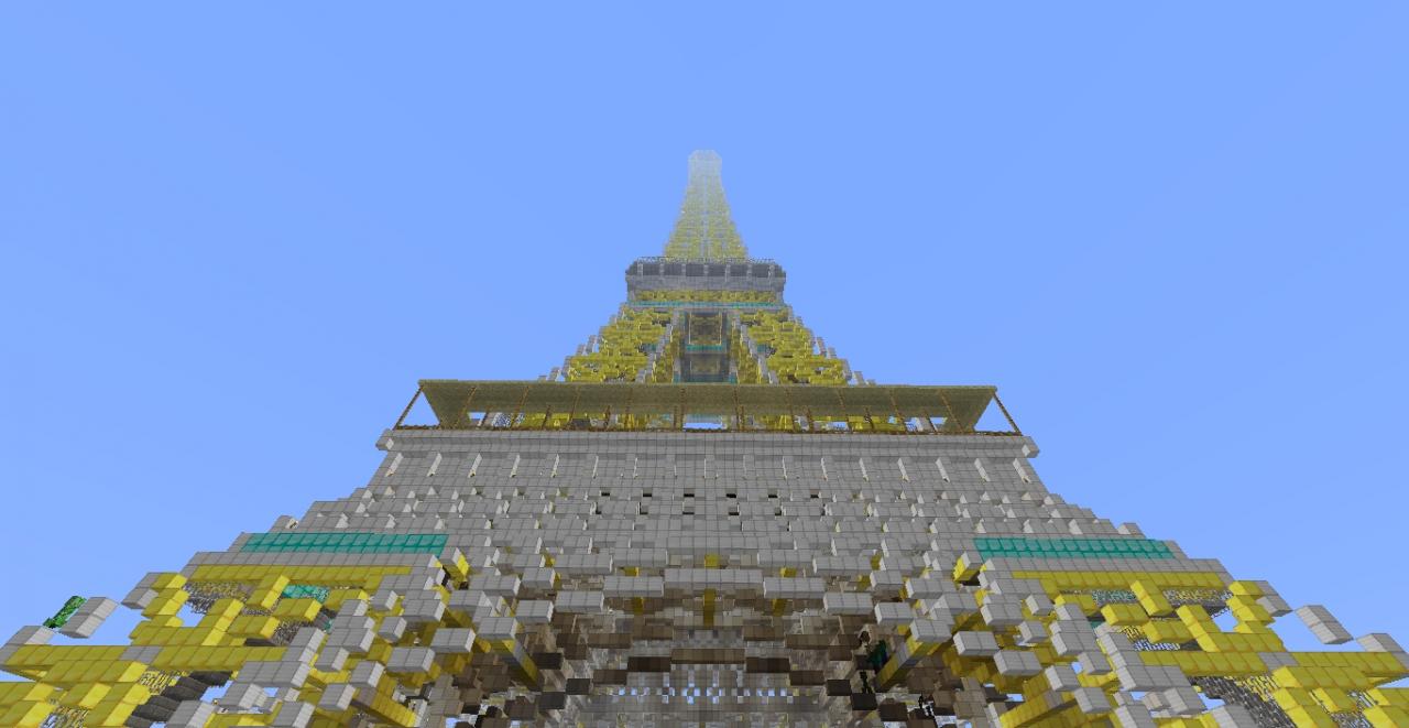 The Eiffel Tower Minecraft Map
