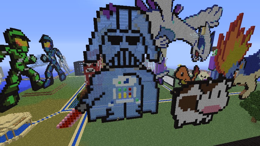 My Random Art Minecraft Map