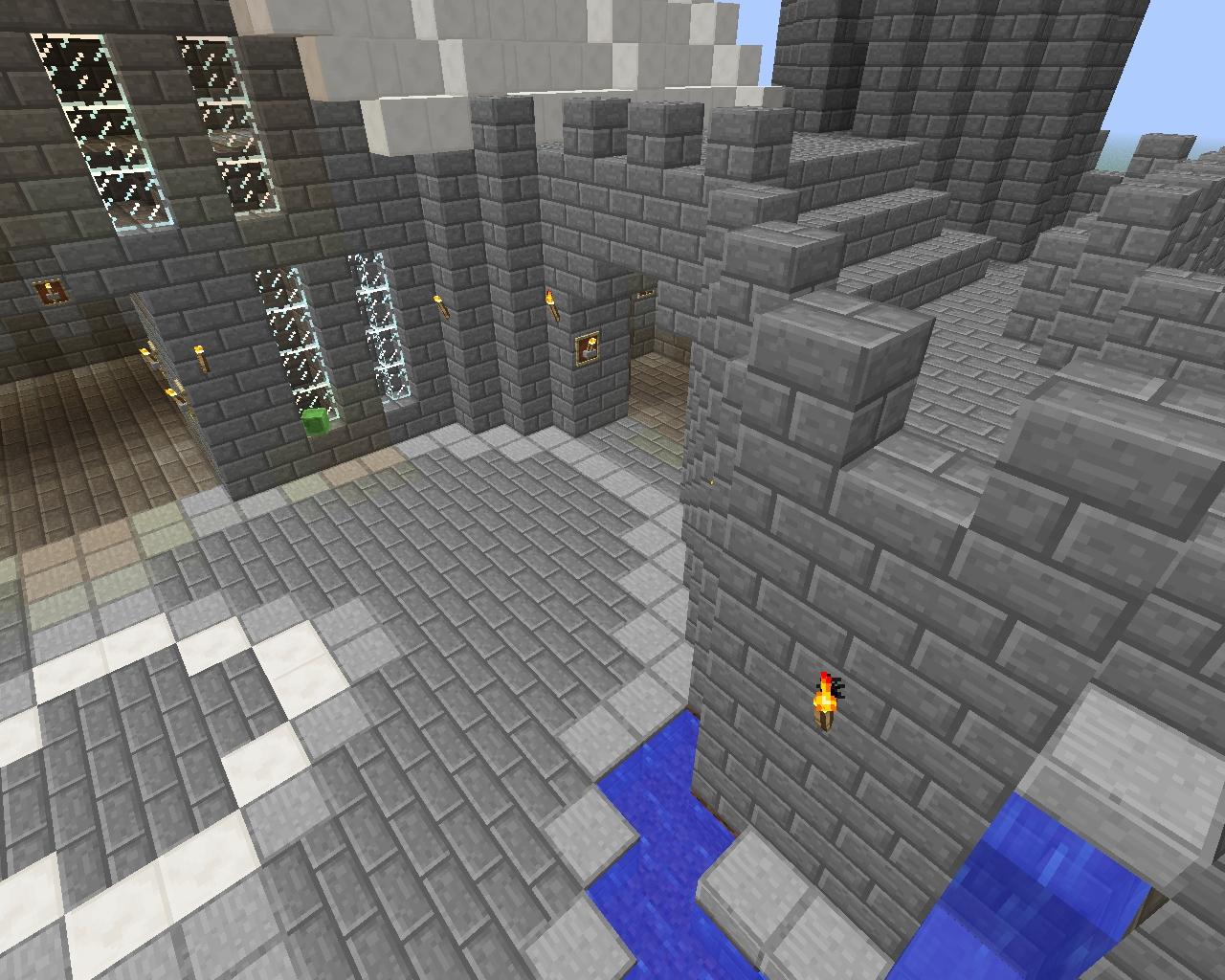 Light Chapel [1.5] castle project Minecraft Map