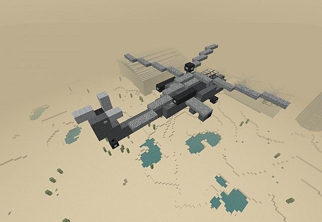 AH-64 Apache Longbow Minecraft Map