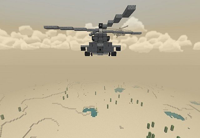 AH-64 Apache Longbow Minecraft Map