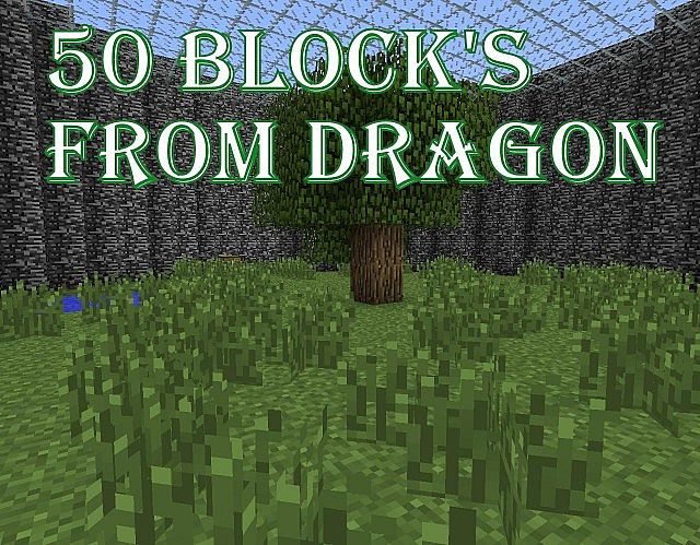 (NEW*)50 Block's from Dragon ( Survival Map) Minecraft Map