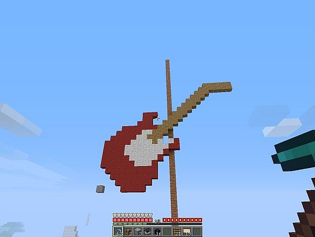 RED GUITAR Minecraft Map