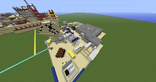 Minecraft: Dome and Hardhat from MW3 Minecraft Map