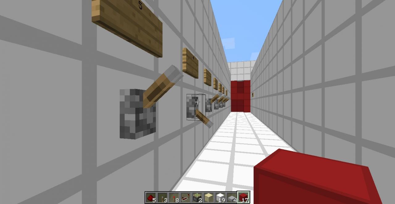 7-Segment Decoder Minecraft Map