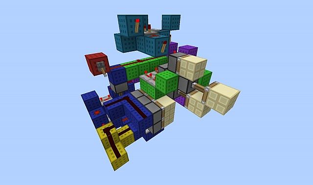 The real Waterfall Splitter entrance 7x7x5 Minecraft Map