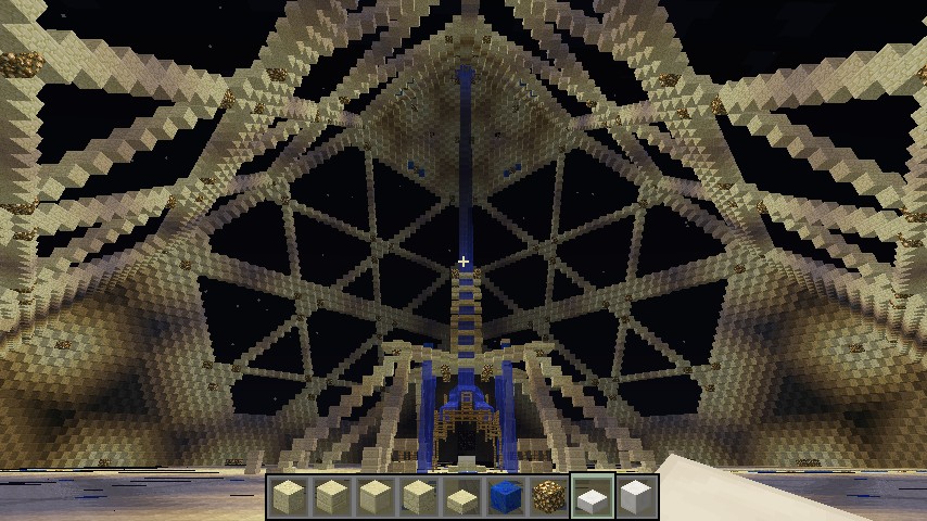 Large Sandstone Pyramid Minecraft Map