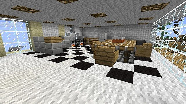 hi9580's modern server house Minecraft Map