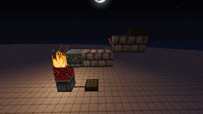 Fully Automated Brazier (With Daylight Sensor) Minecraft Map