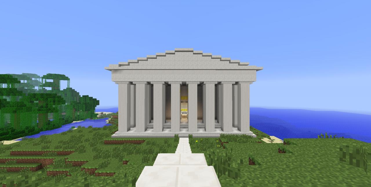 Parthenon [1.5.1] By Metlover and Gotham_Knight2- 1:1 Scale Minecraft Map
