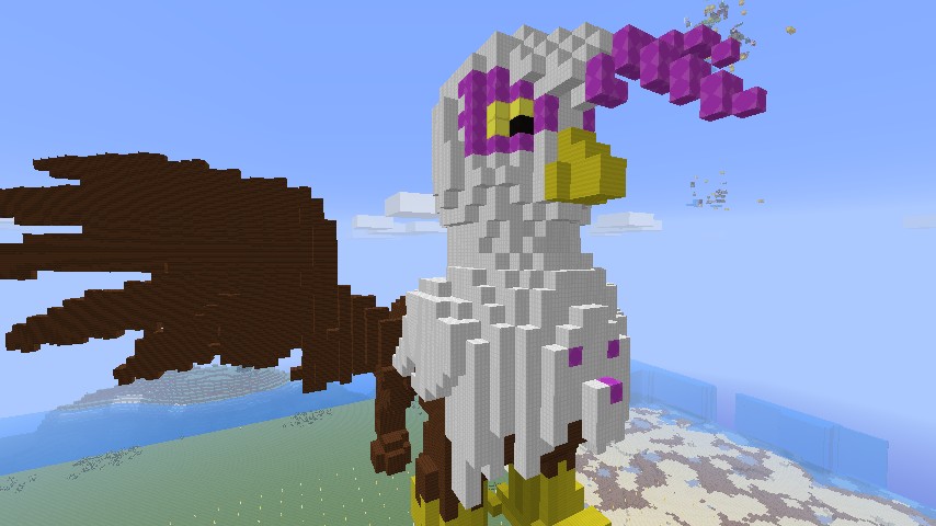 griffon statue (Gilda the griffon) Minecraft Map