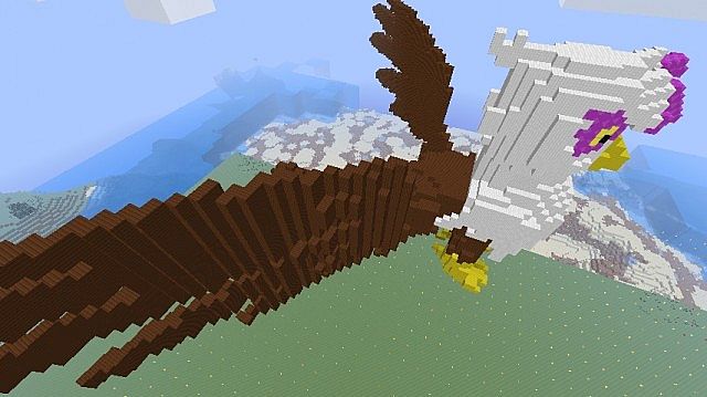 griffon statue (Gilda the griffon) Minecraft Map