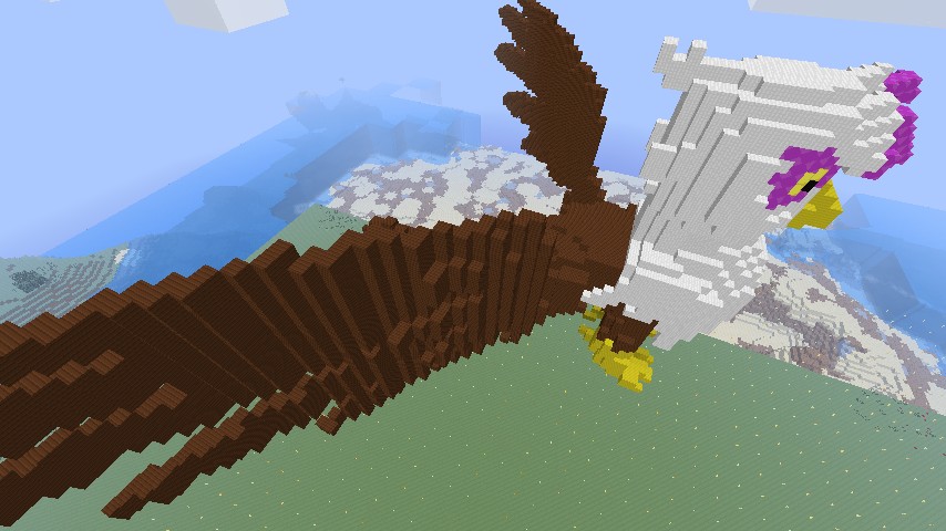 griffon statue (Gilda the griffon) Minecraft Map