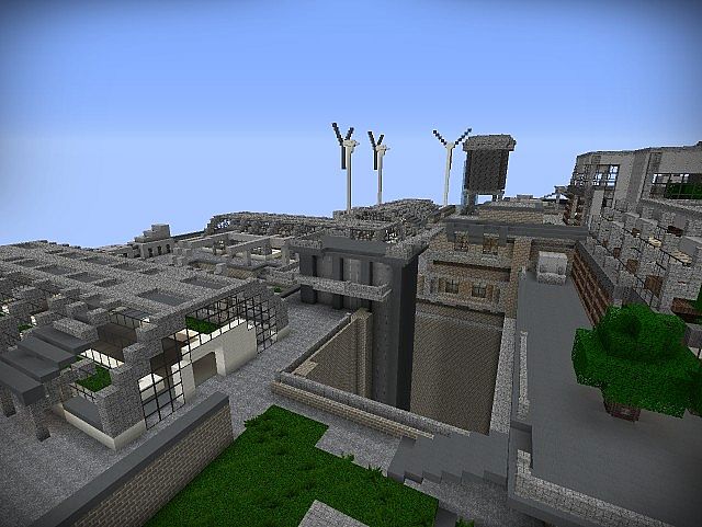 "SKYLINE" Crysis 2 PVP map Minecraft Map
