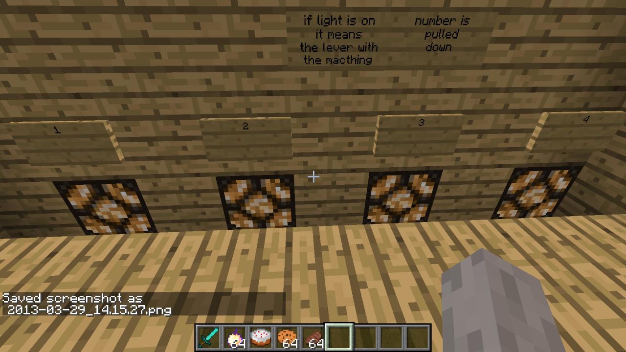 lever machine Minecraft Map