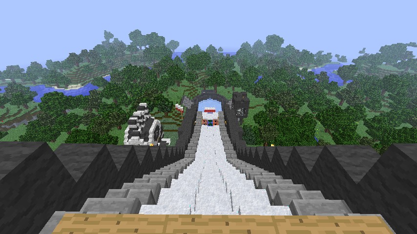 Super Ski Jumping TNT [AntoS] Minecraft Map