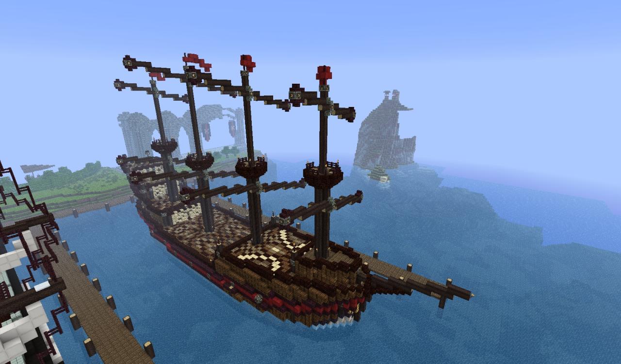 4 masted Junker Minecraft Map
