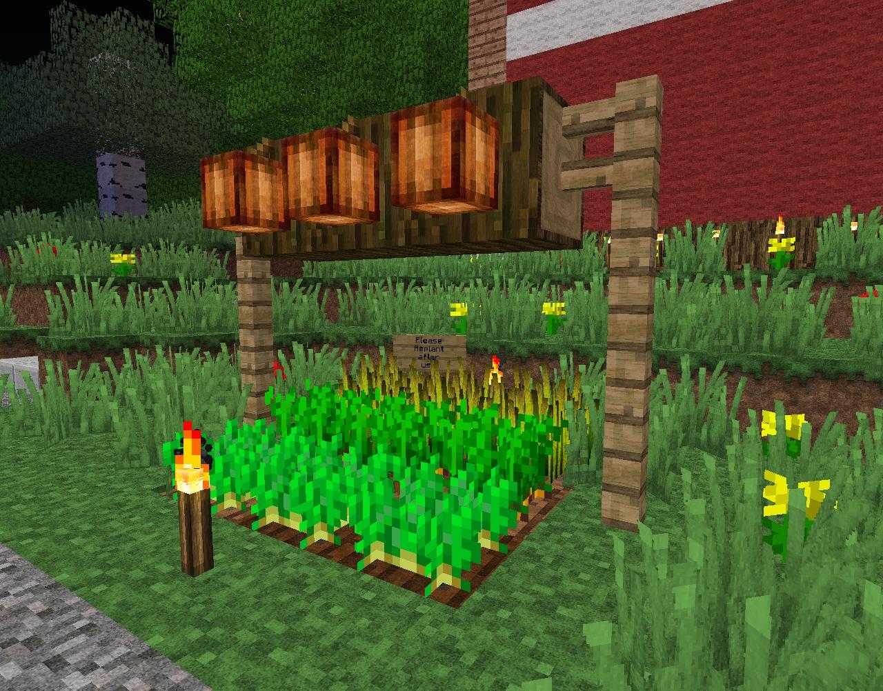 Red Communal Animal Farm Minecraft Map