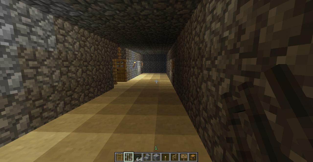 the zombie survival map Minecraft Map