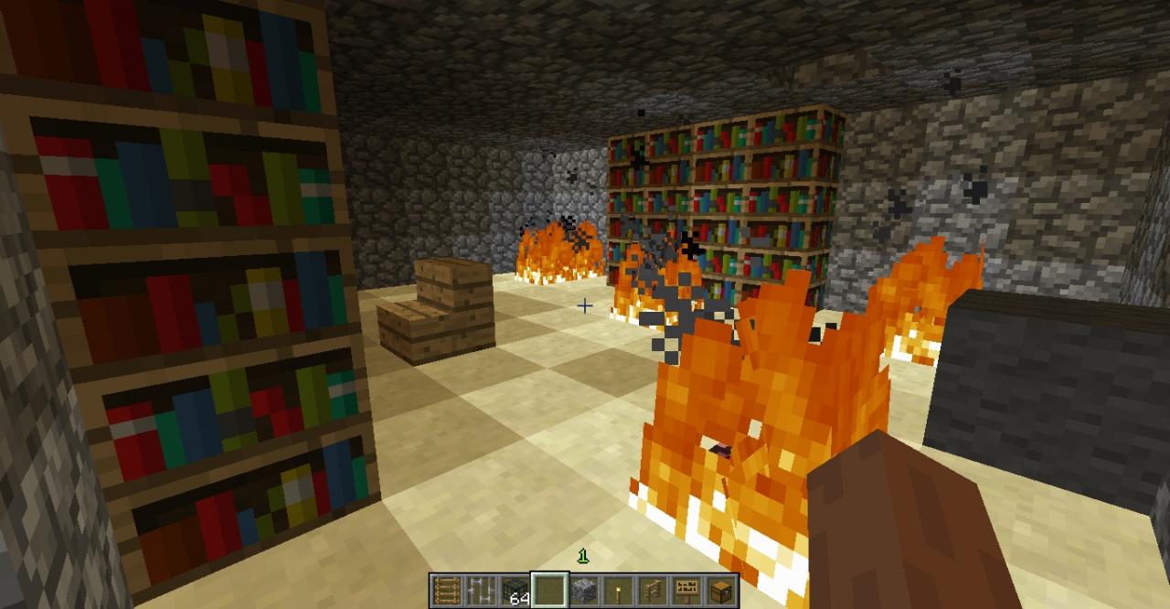 the zombie survival map Minecraft Map