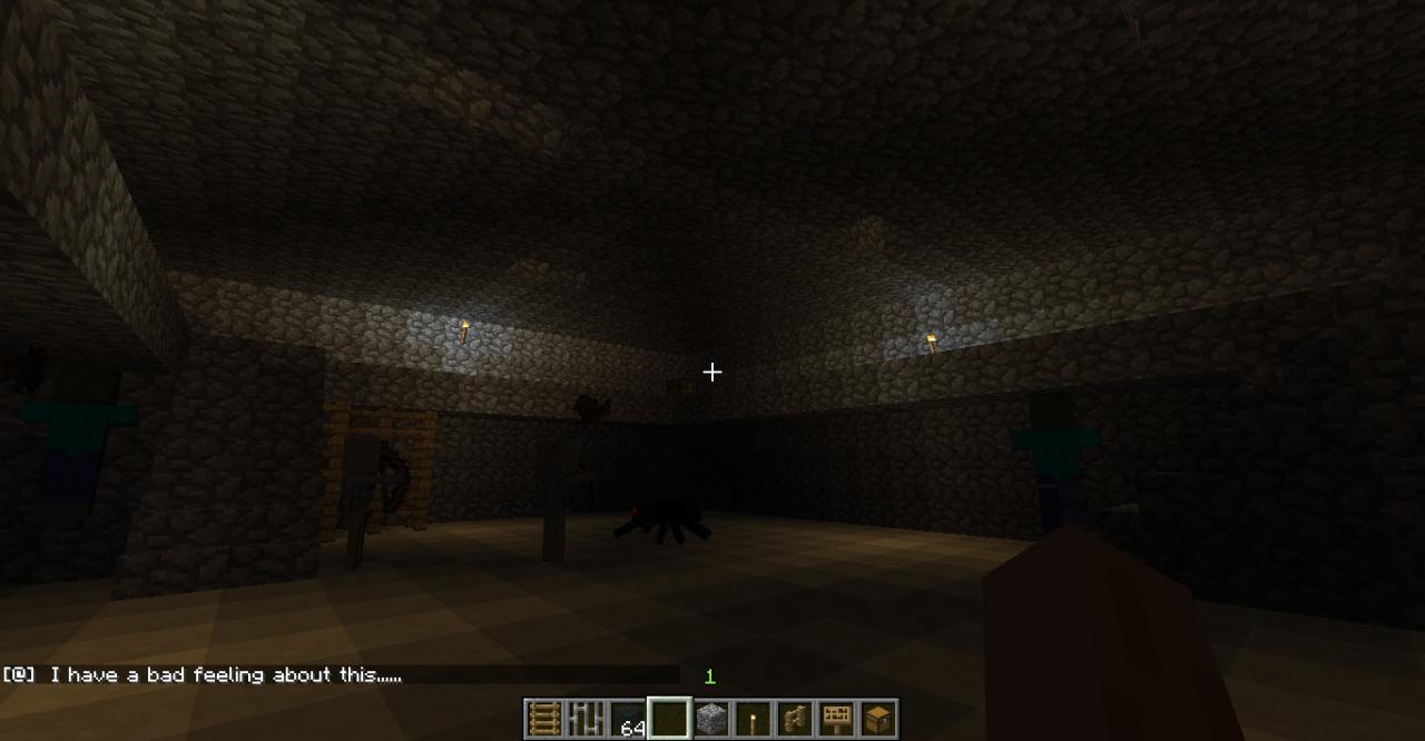 the zombie survival map Minecraft Map
