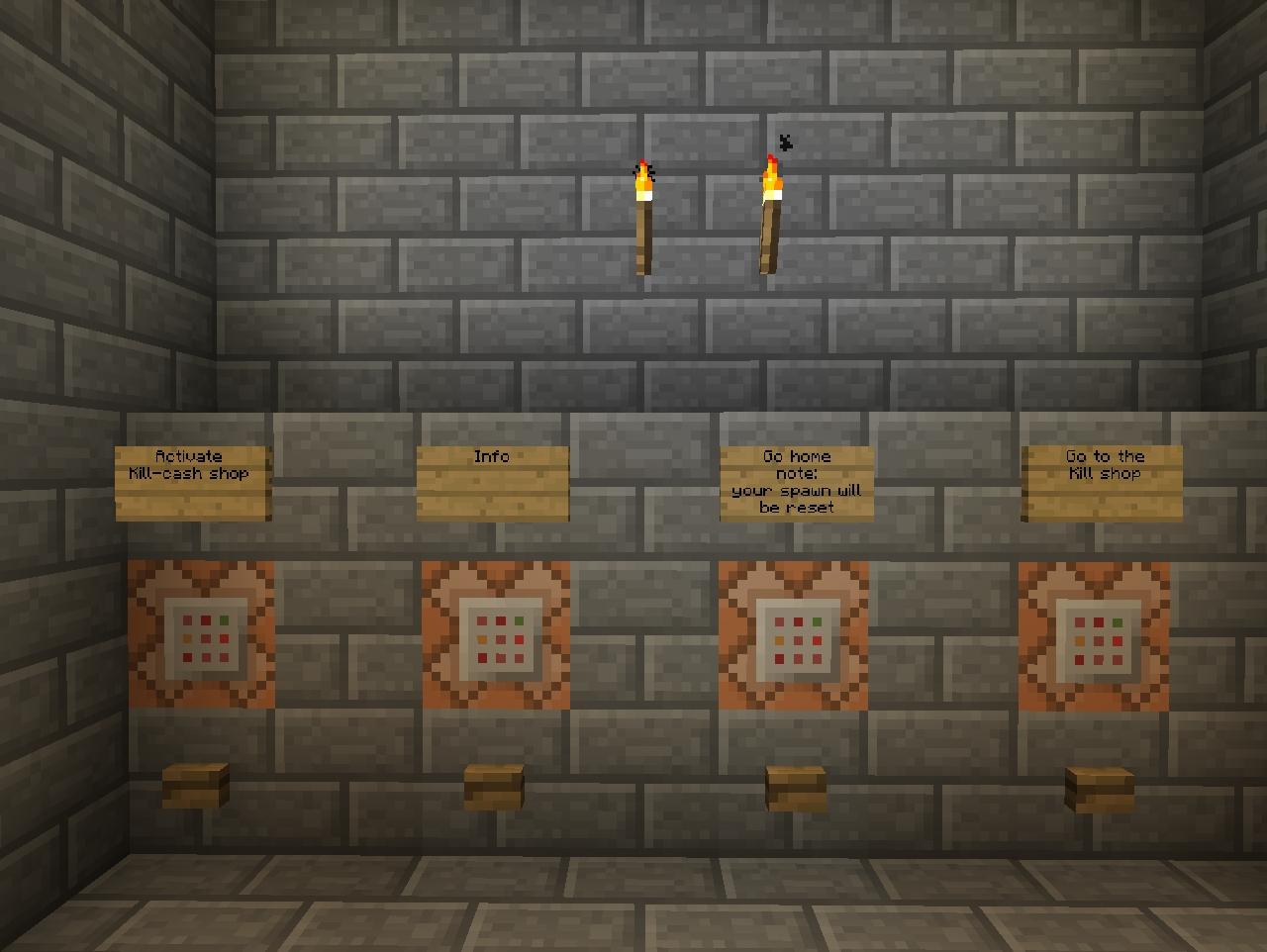 Commandblock survival Minecraft Map