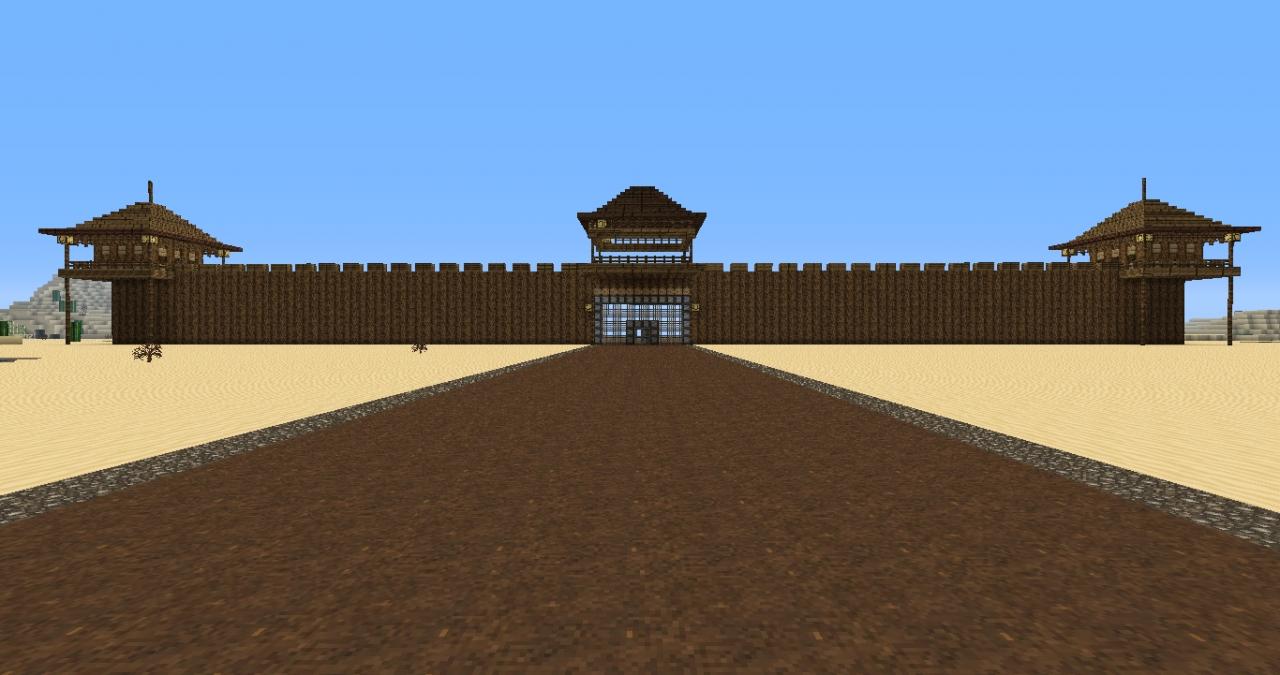 Western-style Fort Minecraft Map