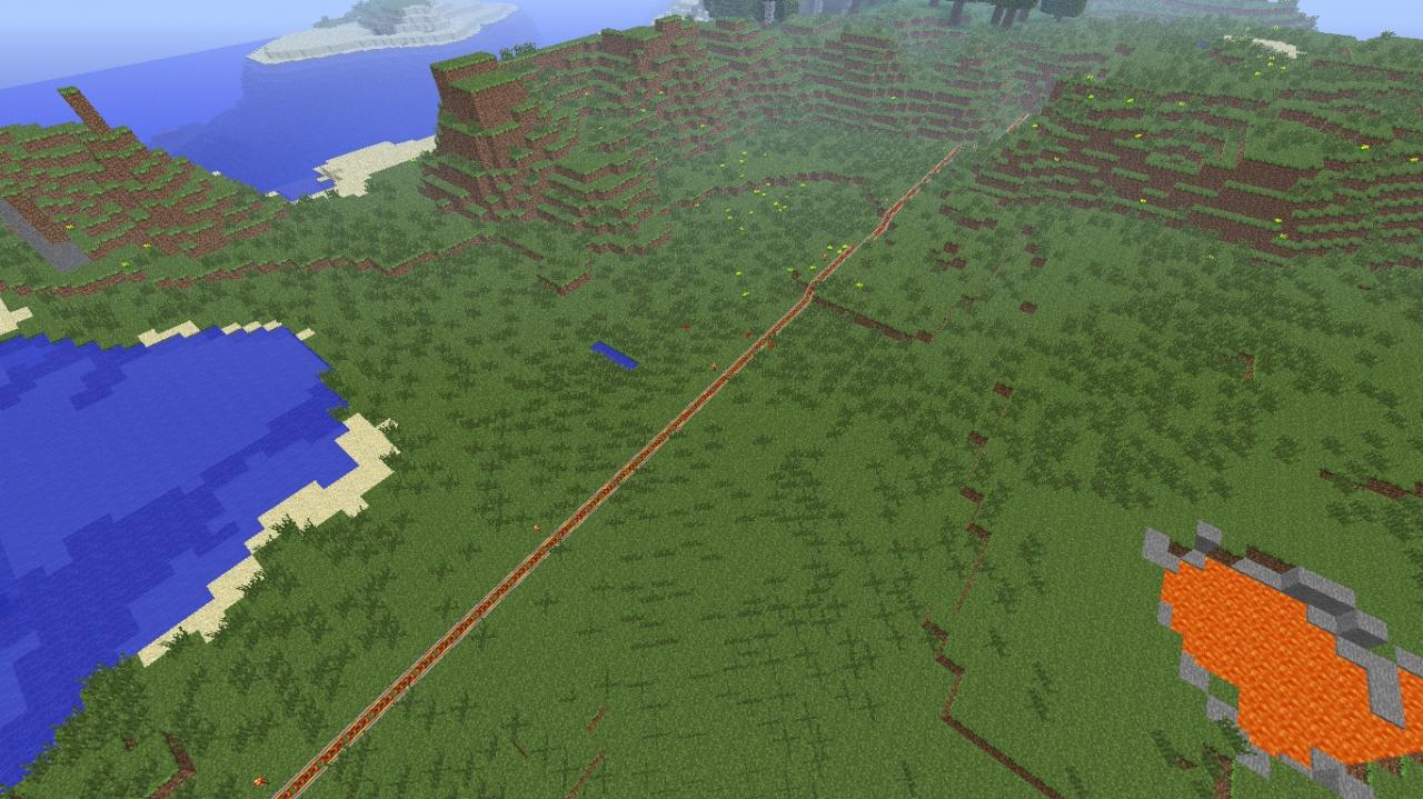 A Minecart Ride Minecraft Map