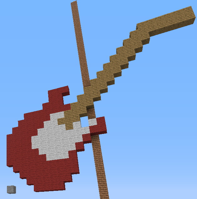 RED GUITAR Minecraft Map