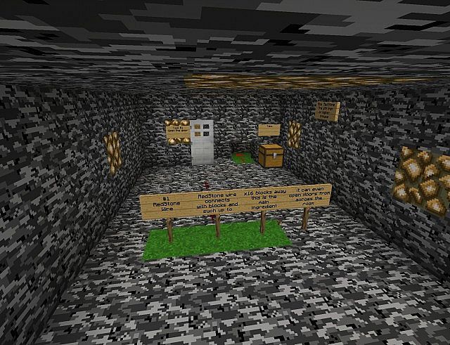 Qwerty's Redstone Tutorial Map [OLD] Minecraft Map