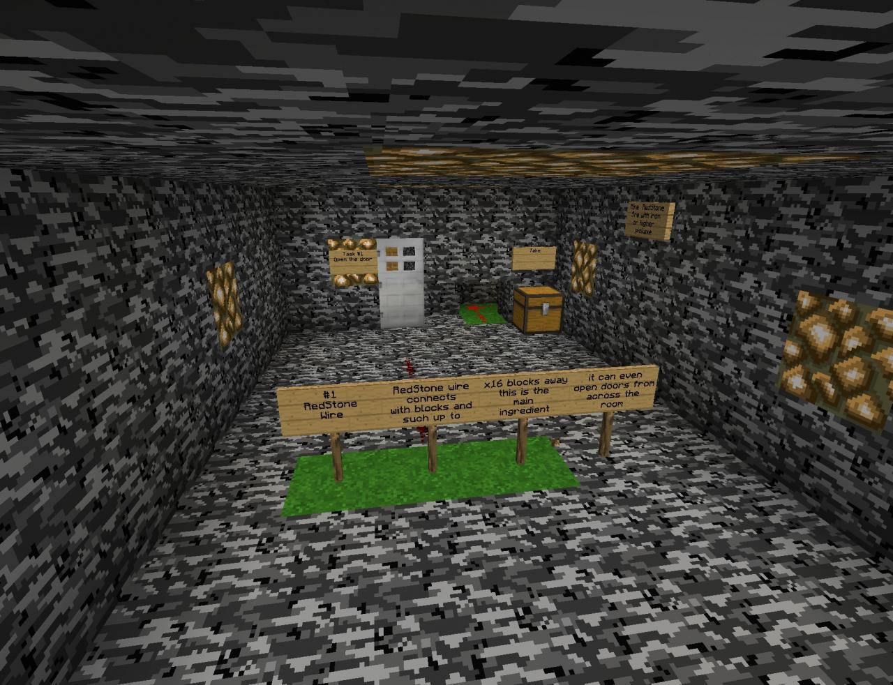 Qwerty's Redstone Tutorial Map [OLD] Minecraft Map