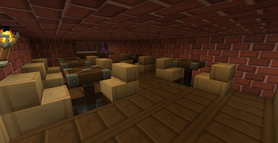 Underground village Minecraft Map