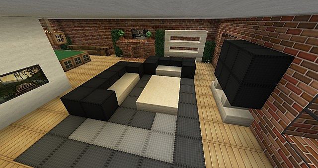 Split Level House - Furnished Minecraft Map