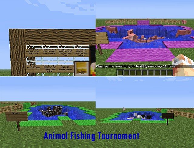 Animal Fishing Tournament Minecraft Map