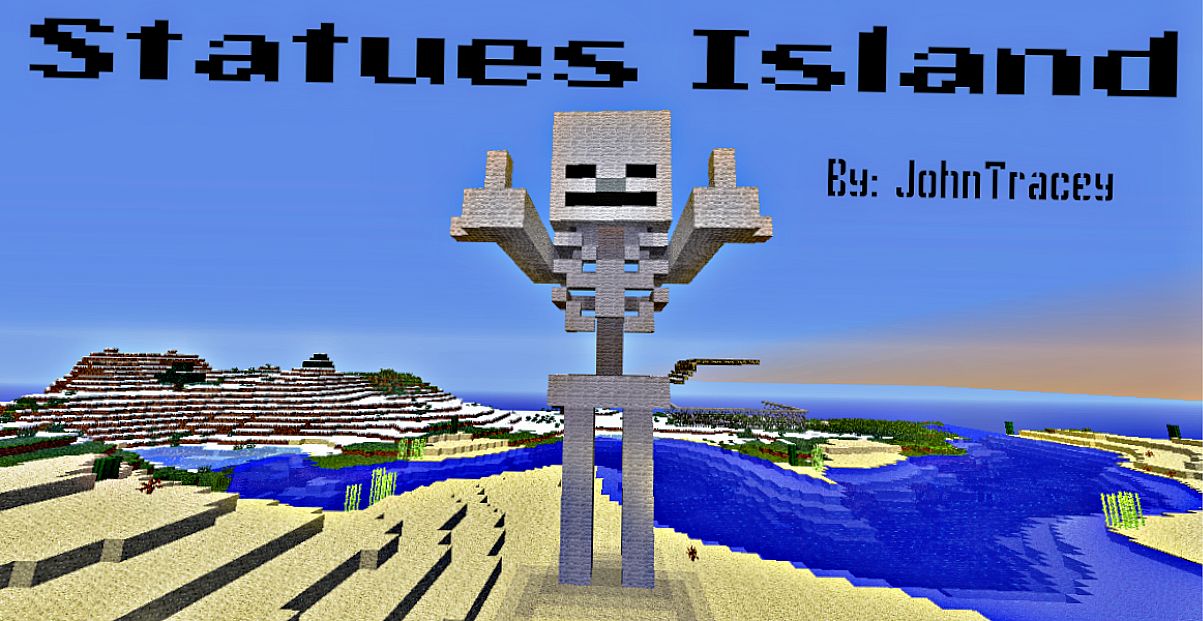 Statues Island Minecraft Map